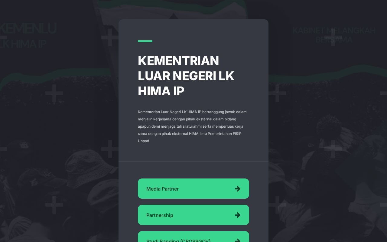 Pengajuan Kerjasama LK HIMA IP UNPAD